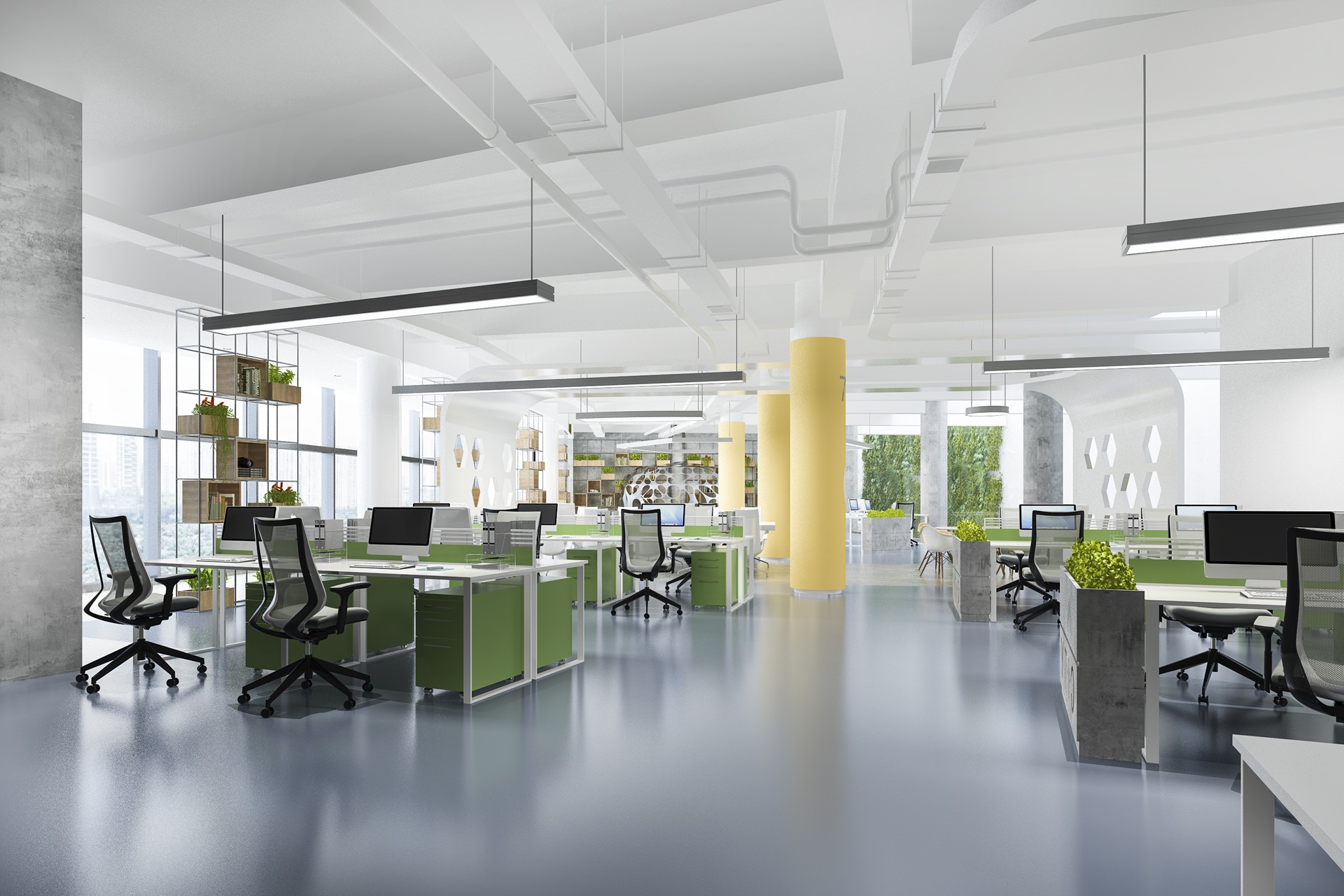 Maximizing Electricity Efficiency in Large Office Spaces
